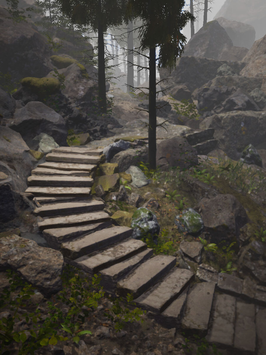 ArtStation - Forest path