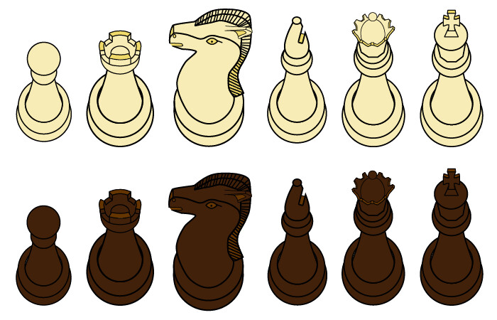 ArtStation - College Game Project Assets: Chess Pieces