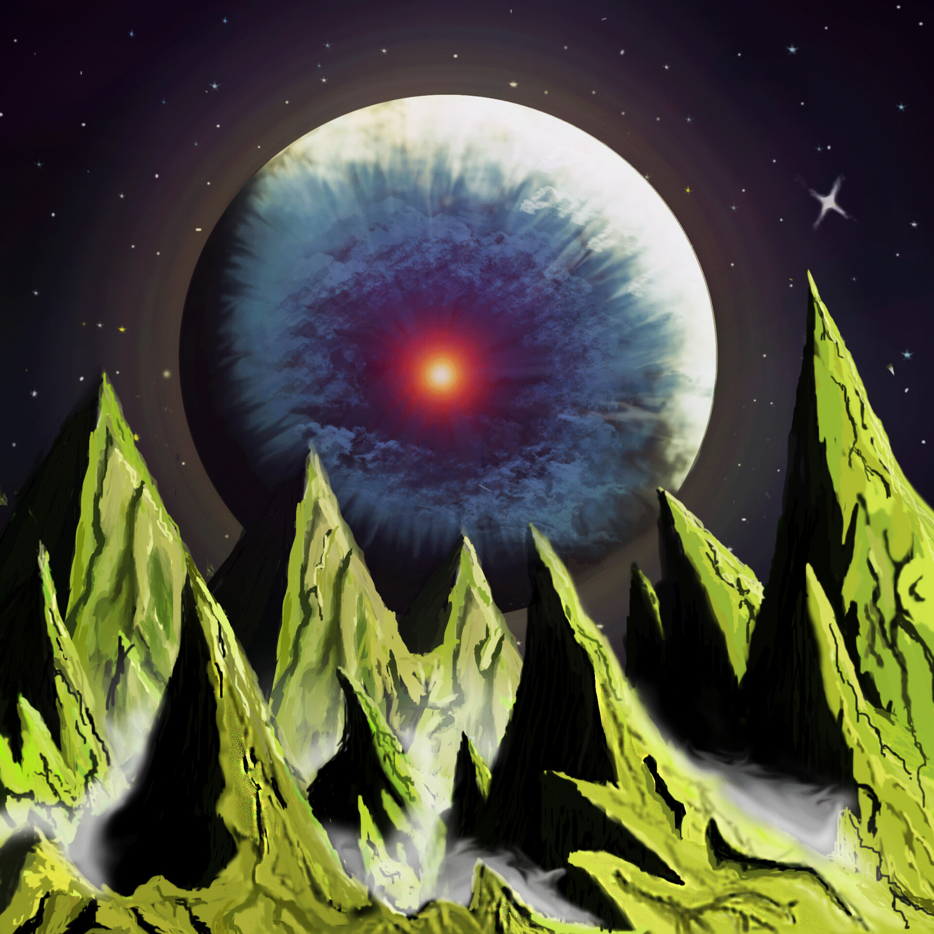 ArtStation - Iris planet