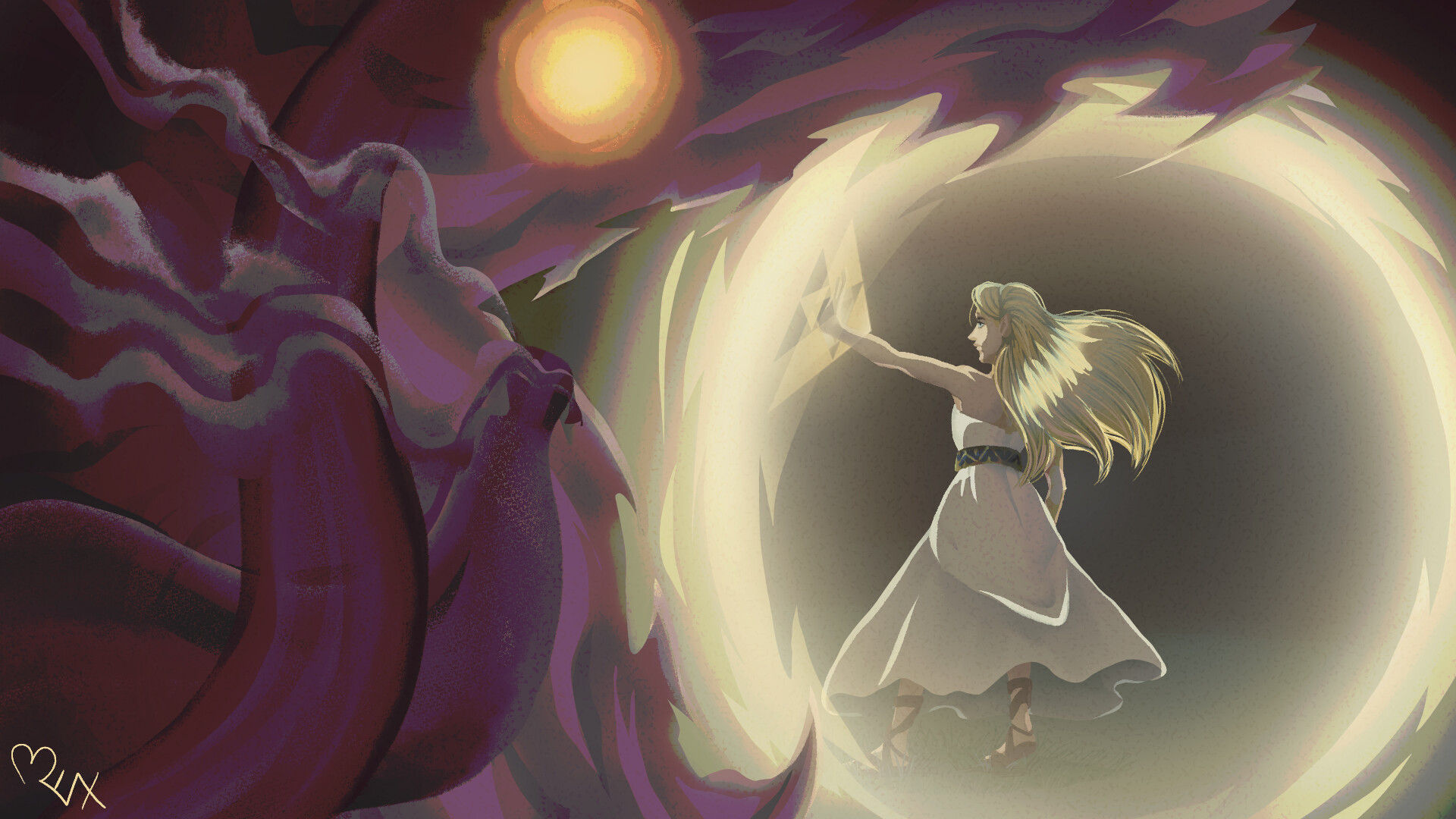 ArtStation - Zelda Against Calamity Ganon