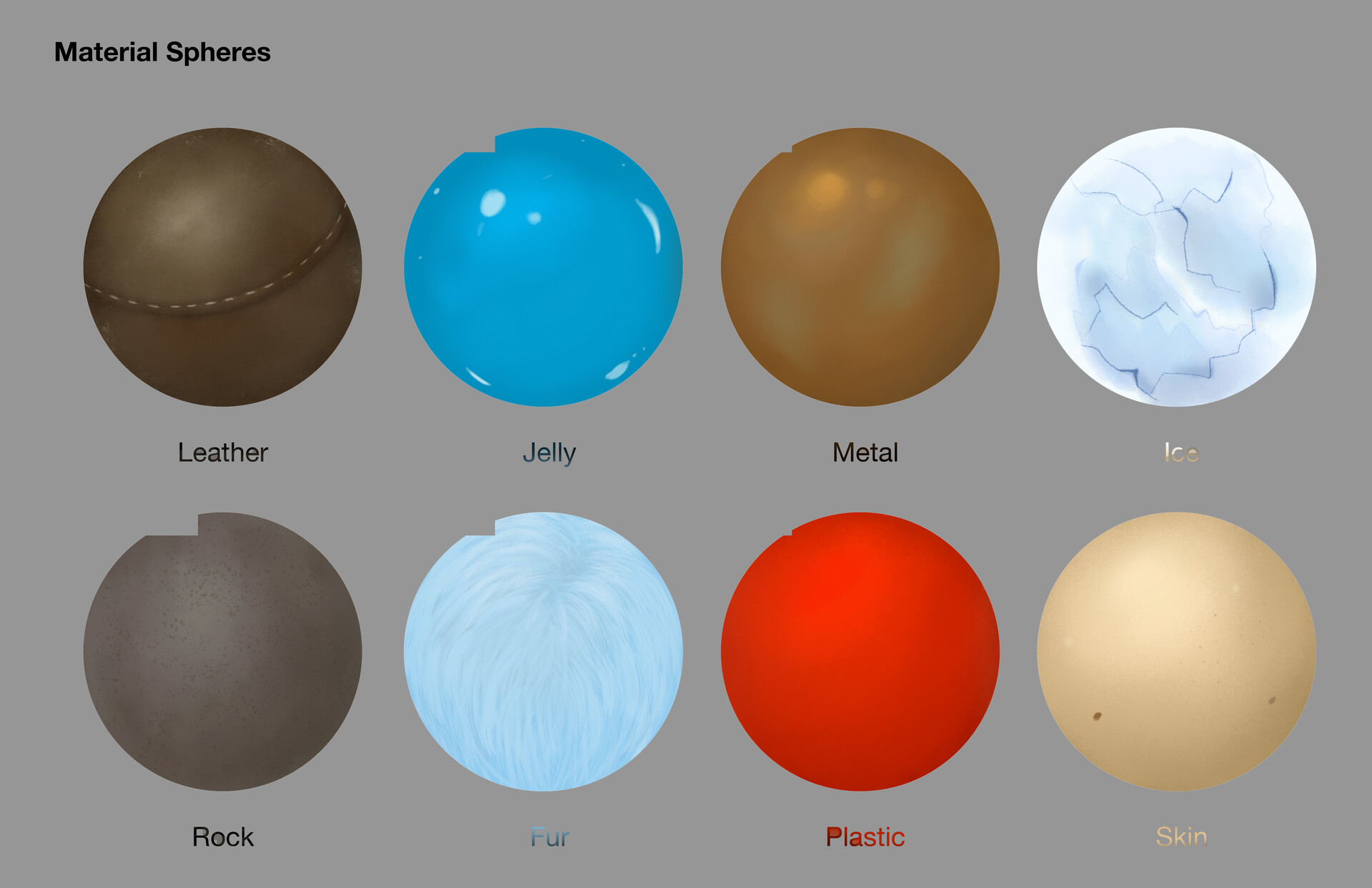 ArtStation - Material Spheres