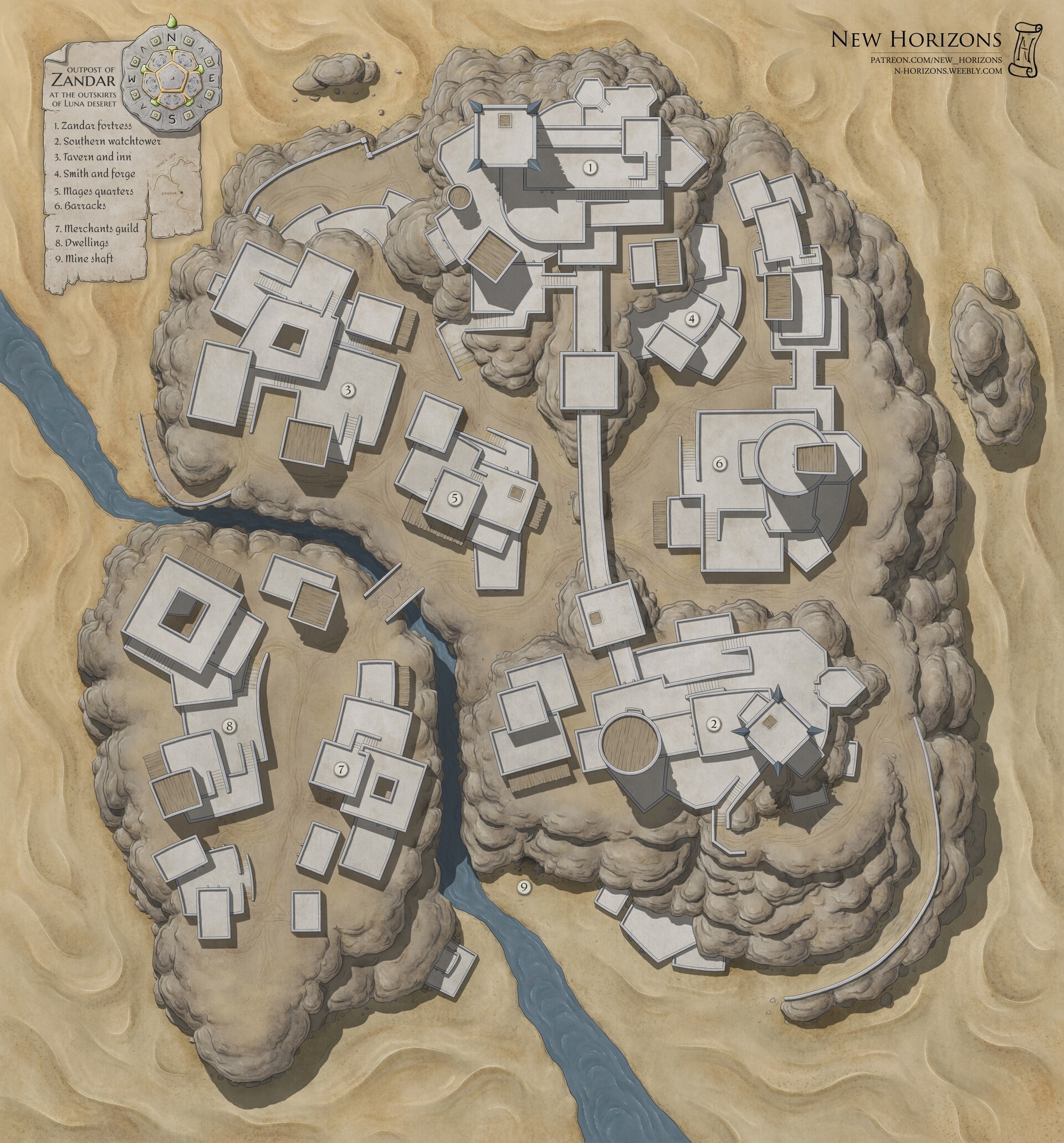 ArtStation - Zandar Outpost