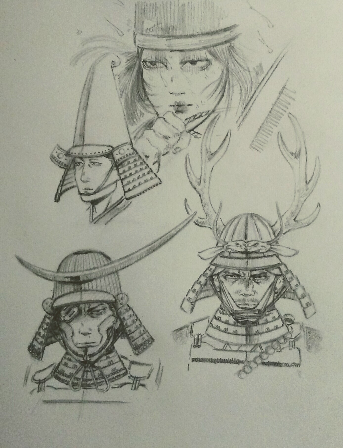 ArtStation - Samurai Sketches