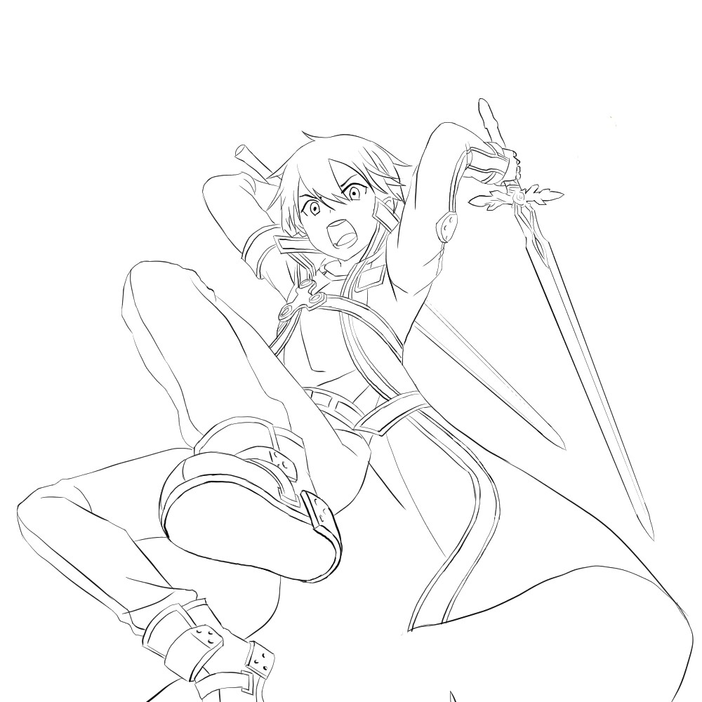 ArtStation - Kirito fanart