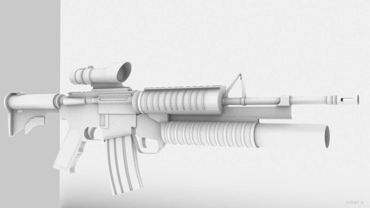 ArtStation - m4 Carbine