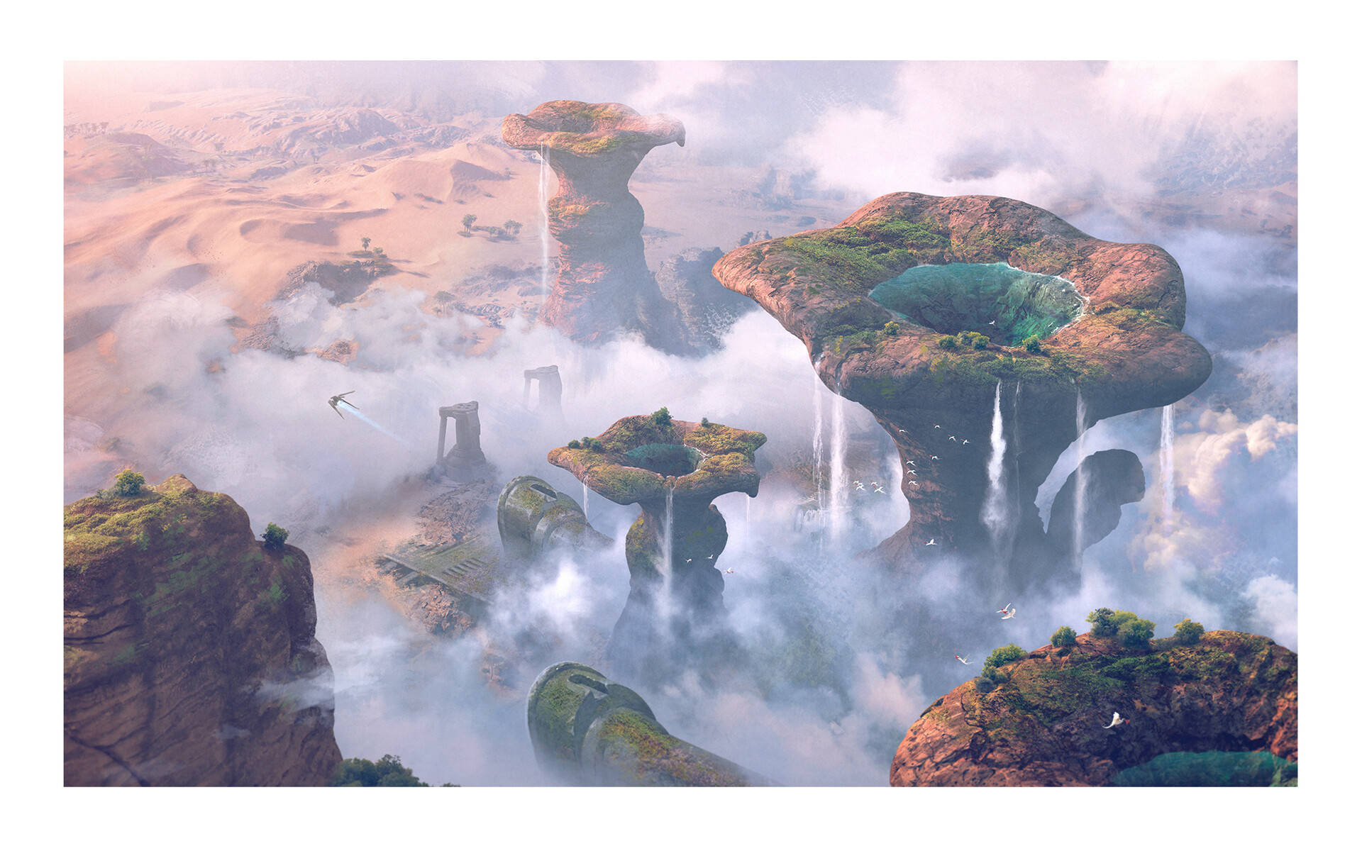 ArtStation - Alien landscape