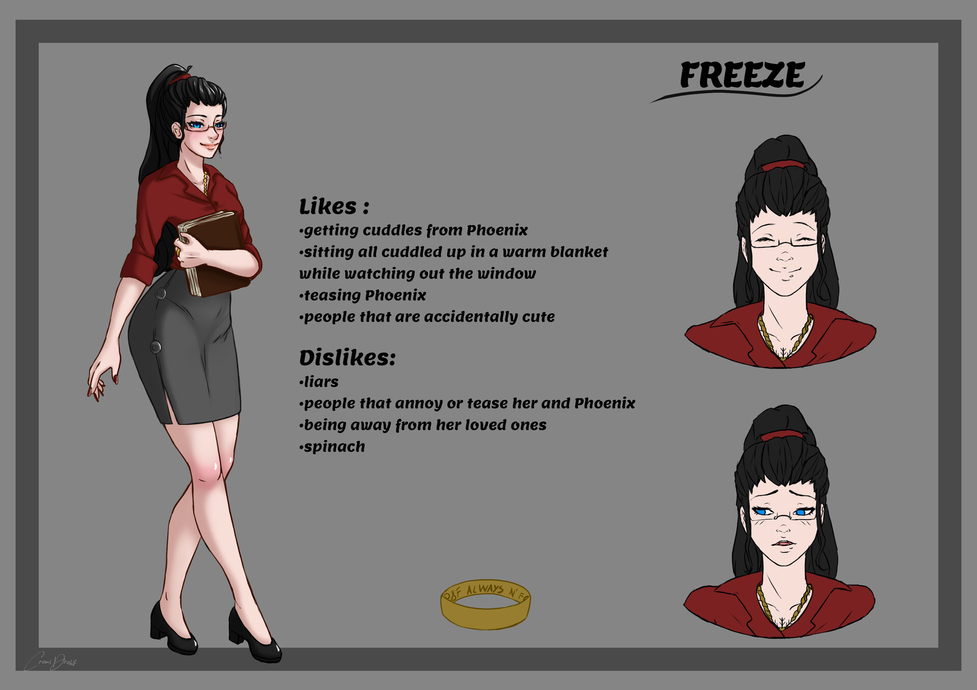 ArtStation - Freeze Character Sheet
