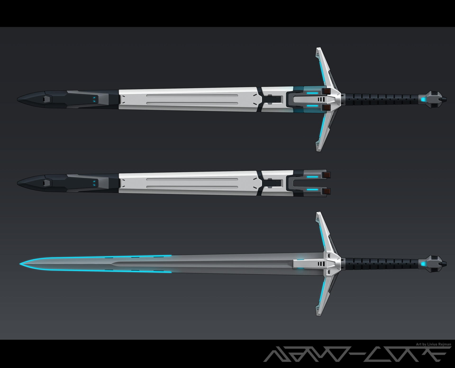ArtStation - Sci Fi Energy Claymore
