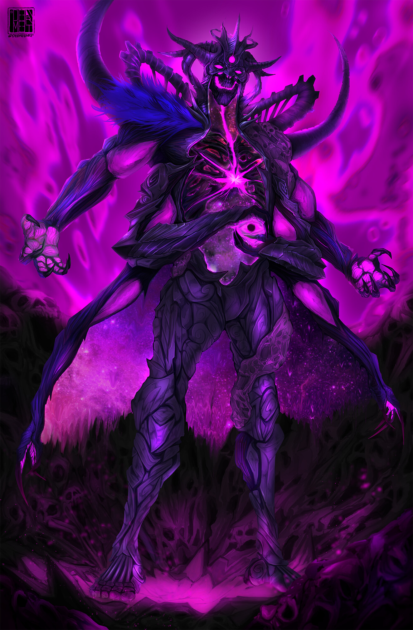 Deemee Art - END GAME Illustrations for Verum/Arcadum on twitch.tv