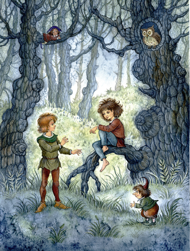 ArtStation - Ronia, the Robber's Daughter by Astrid Lindgren