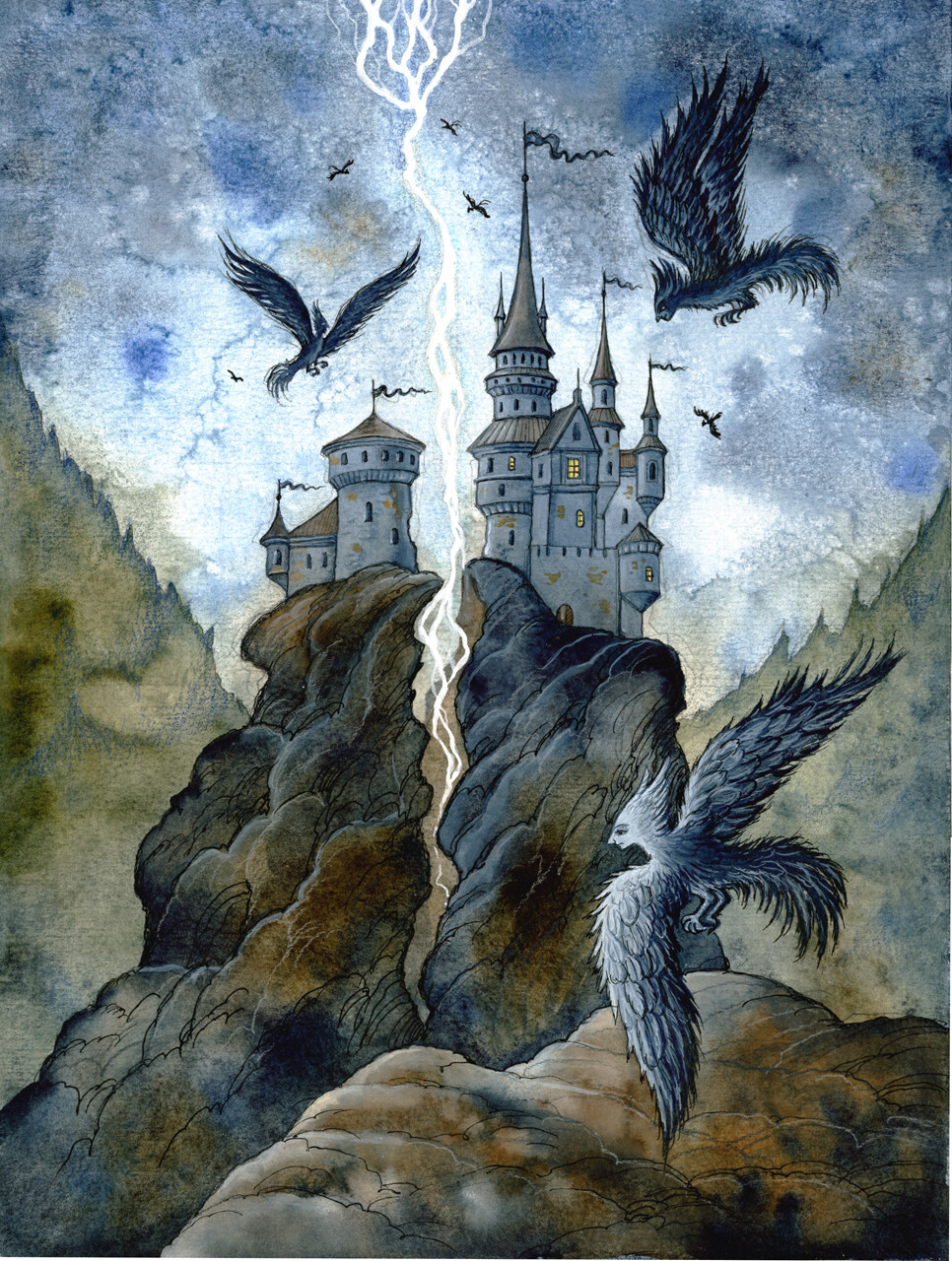 ArtStation - Ronia, the Robber's Daughter by Astrid Lindgren