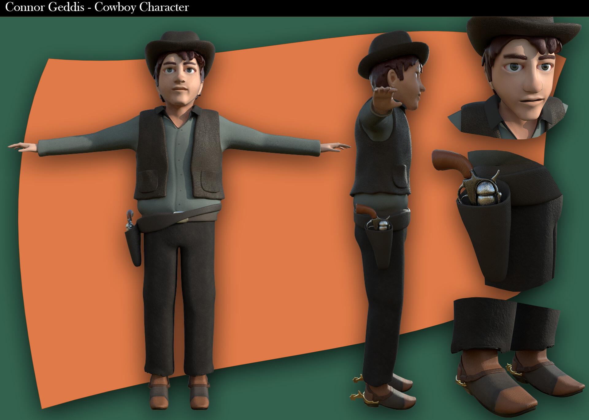 ArtStation - Cowboy Character