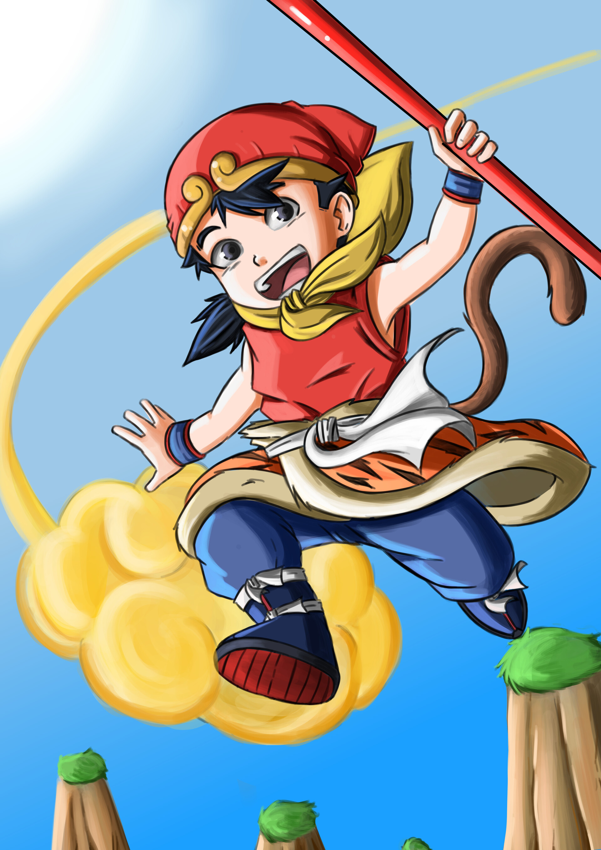 ArtStation - King Monkey Gohan