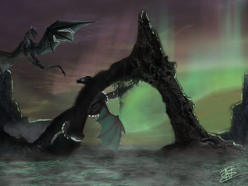 ArtStation - Venom Dragons