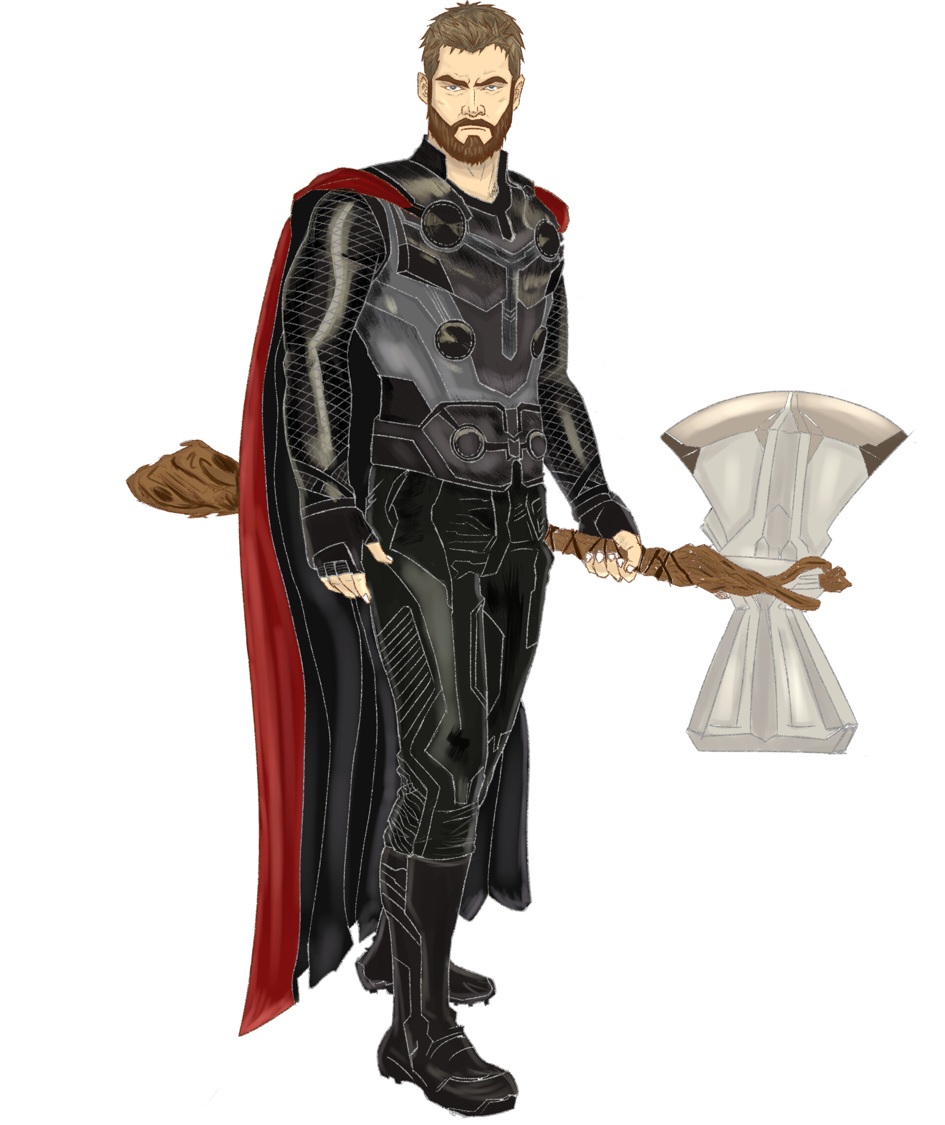 ArtStation - Thor Infinity War