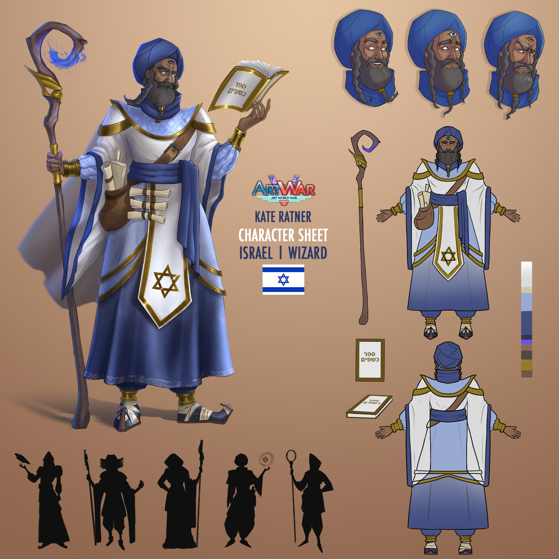 ArtStation - Character Design Art War 5| Israel
