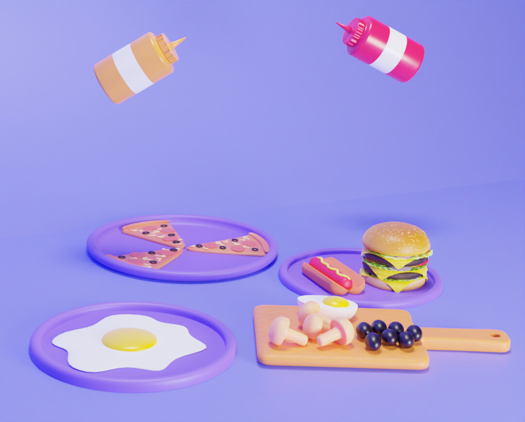 ArtStation - 3D design and modeling of a beautiful food package with ...