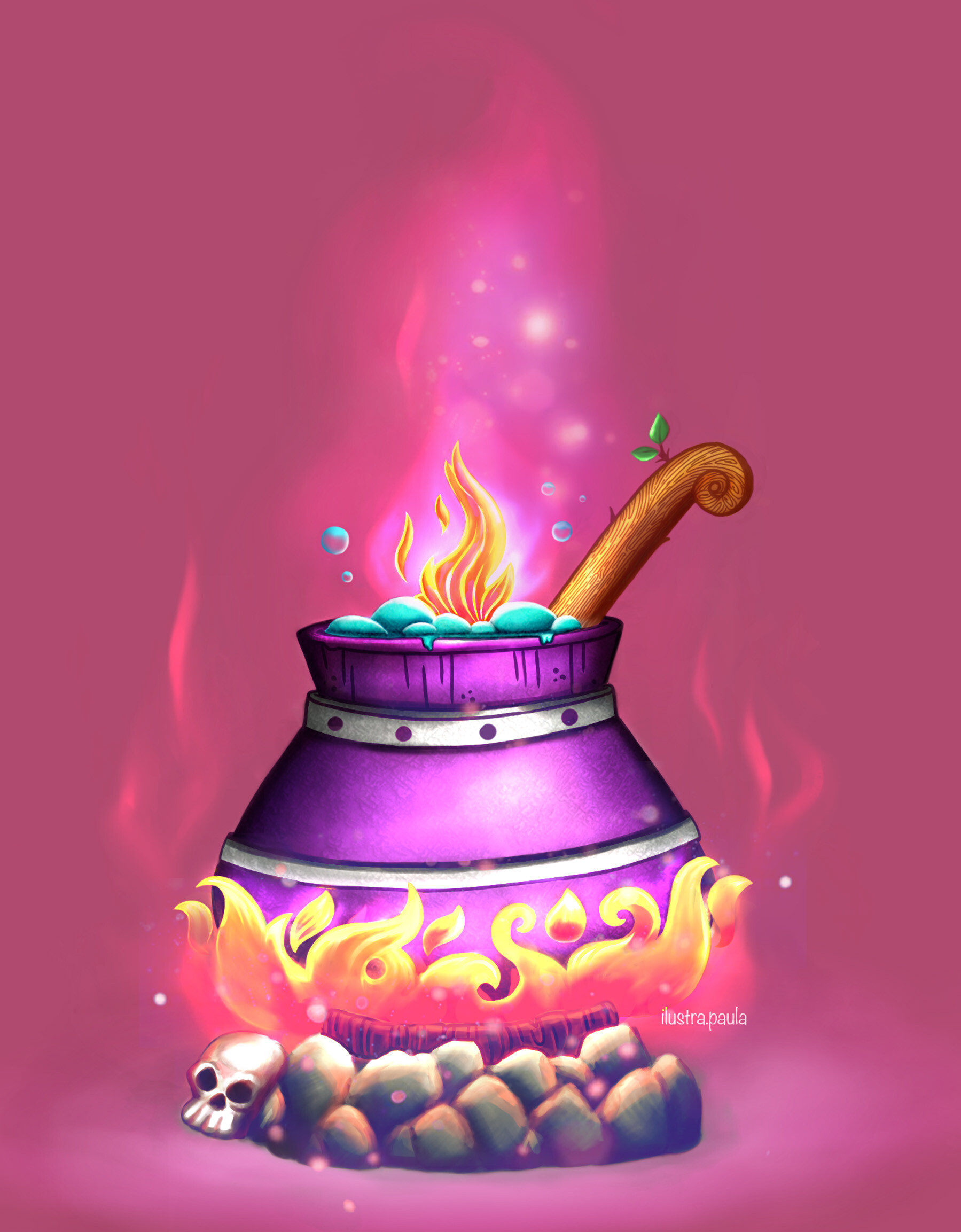 ArtStation - Witch's Cauldron asset