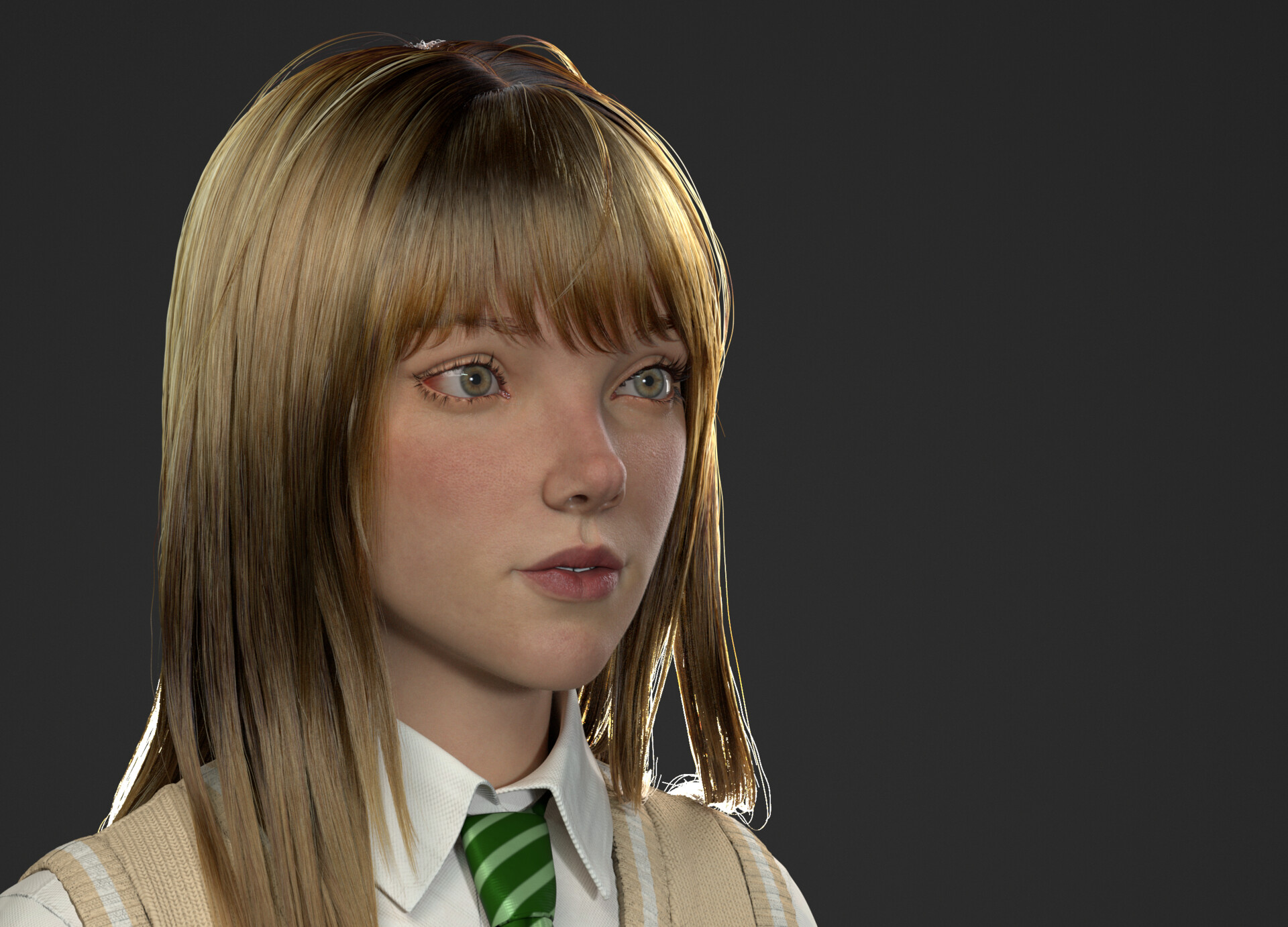 Soul Eater Maka Hair Down