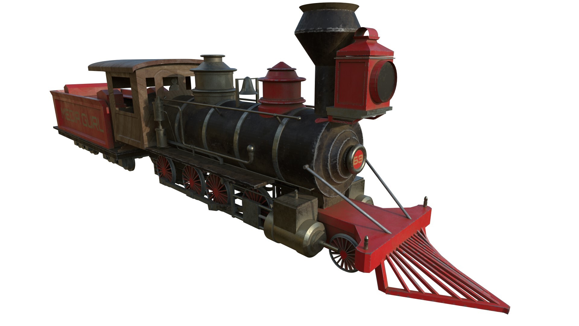 ArtStation - Engine Train Texture