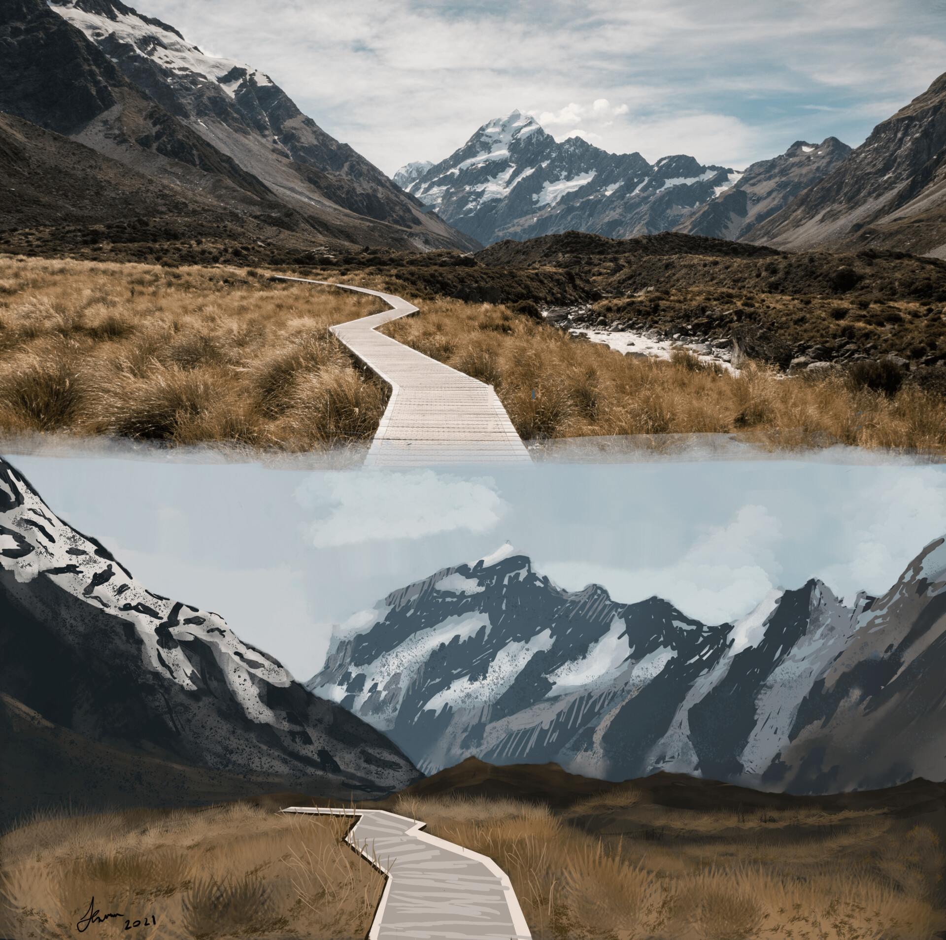 ArtStation - First Landscape