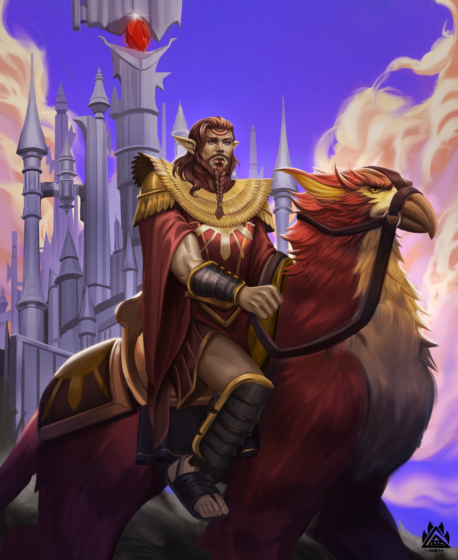 ArtStation - Herald of the Sunsworn