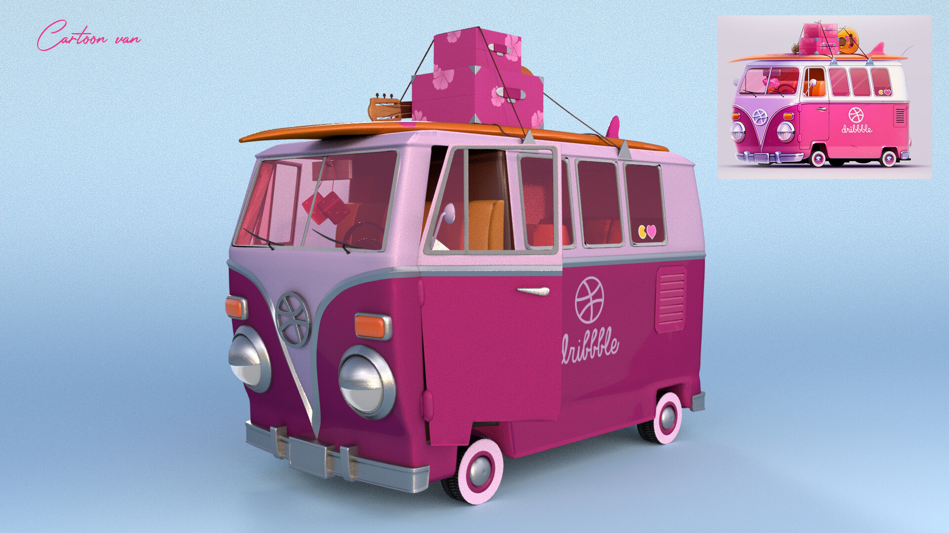 ArtStation - Cartoon Van