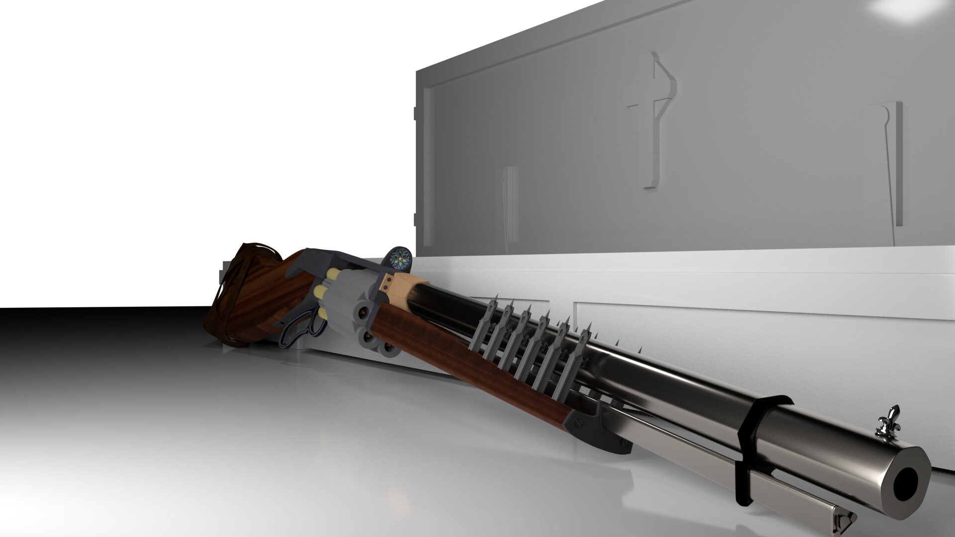 ArtStation - 3D Object - Vampire Rifle WIP