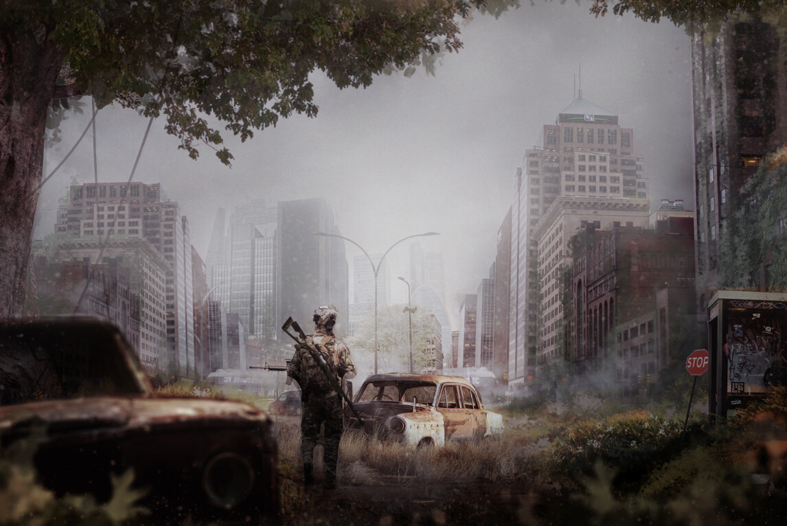 ArtStation - Post-apocalyptic city