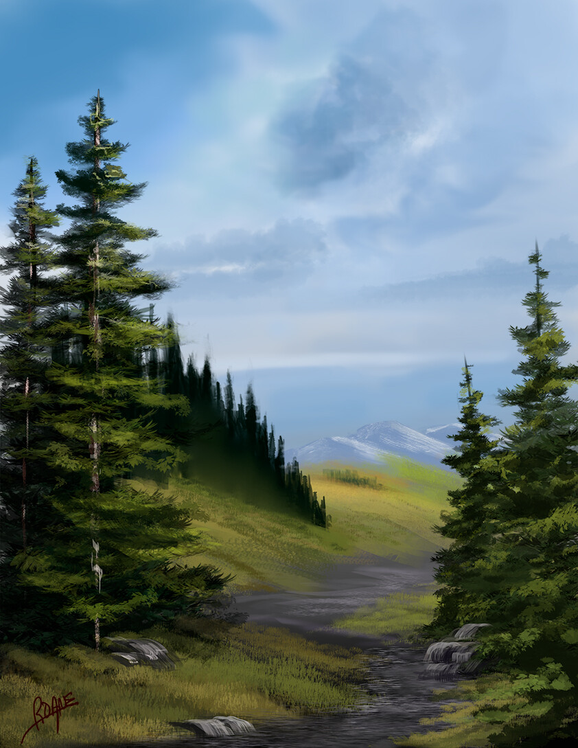 ArtStation - Winding Stream