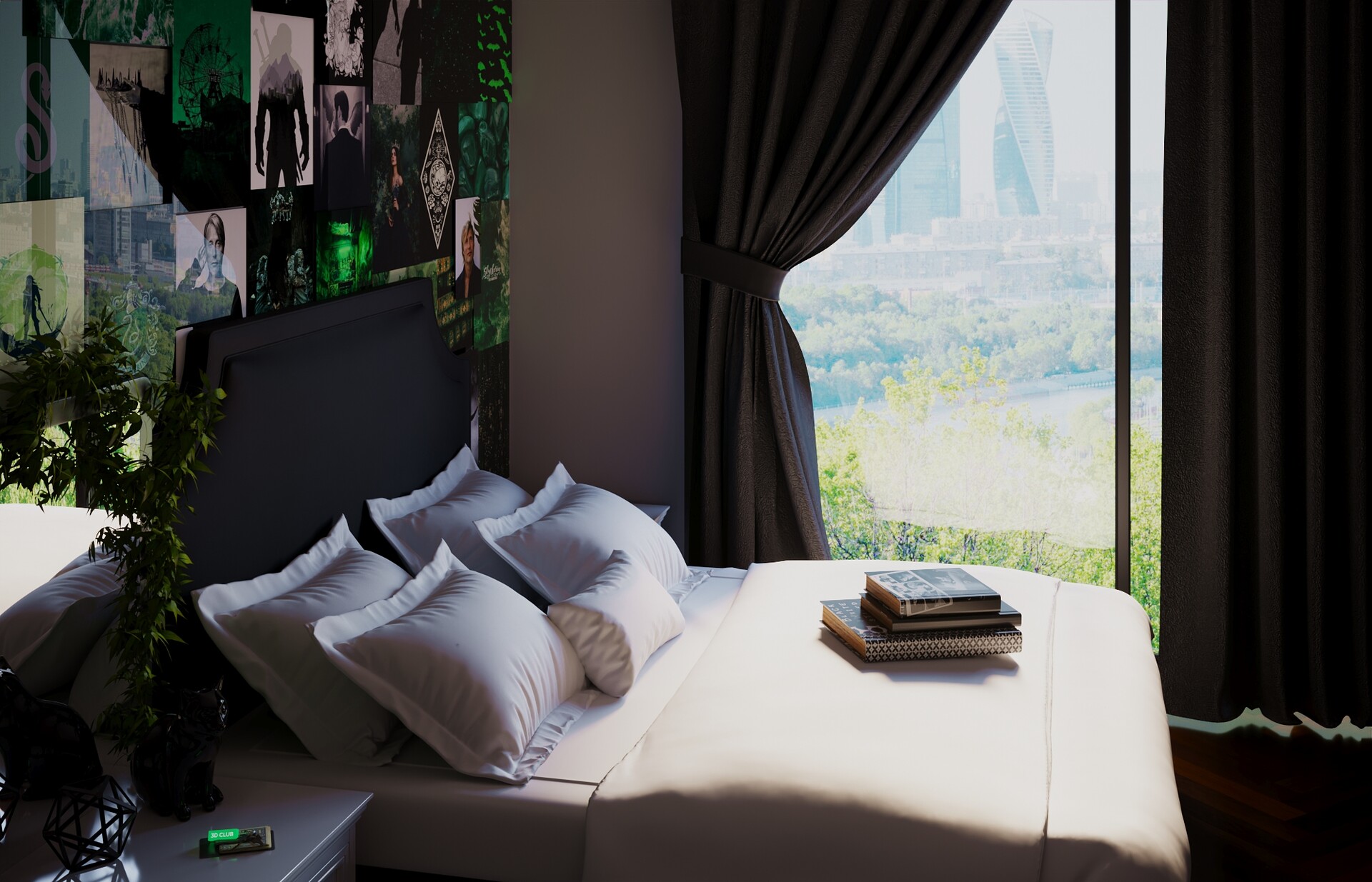 ArtStation - Tumblr dream room Decor