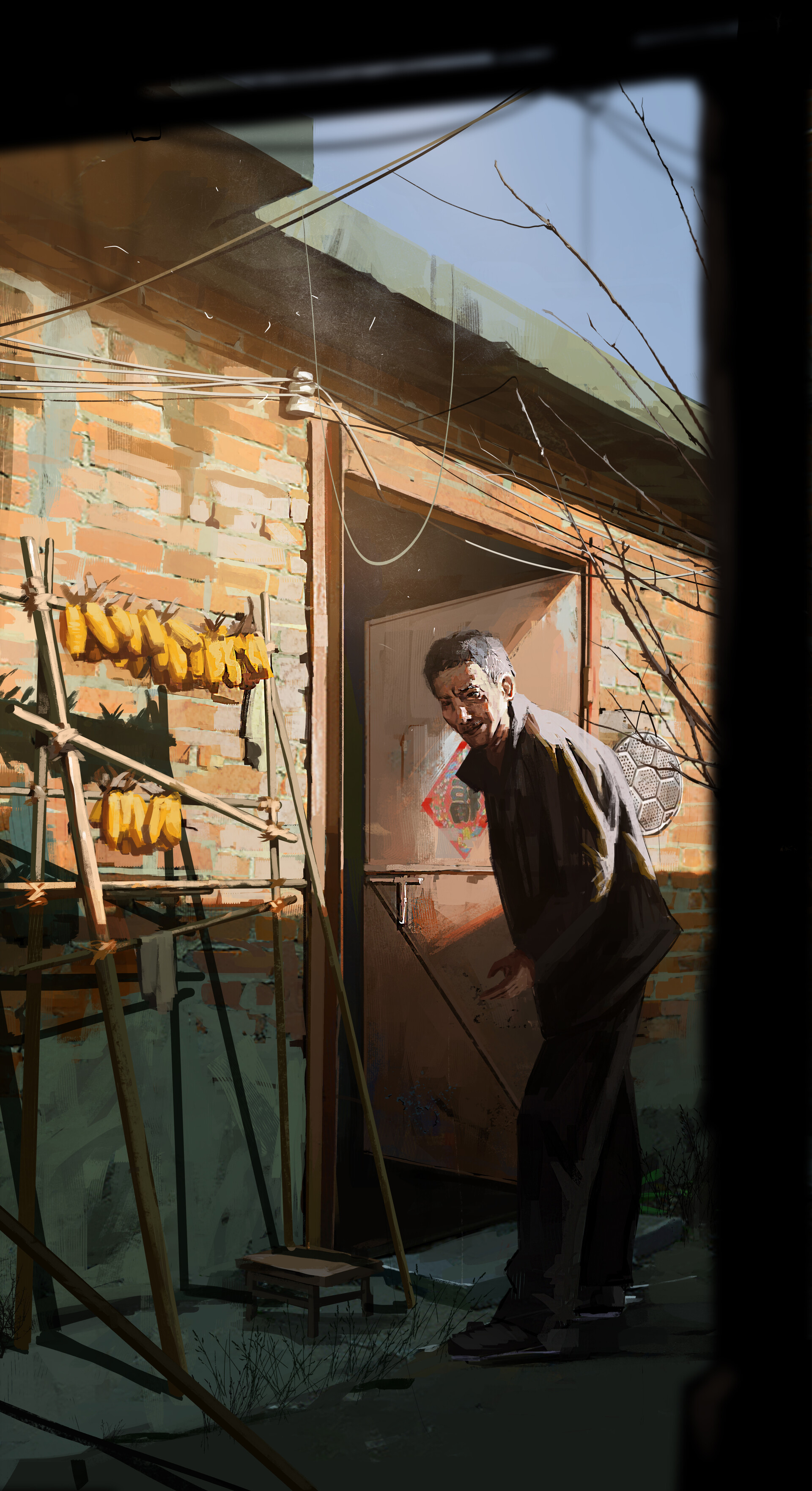 ArtStation - Old man and his old house