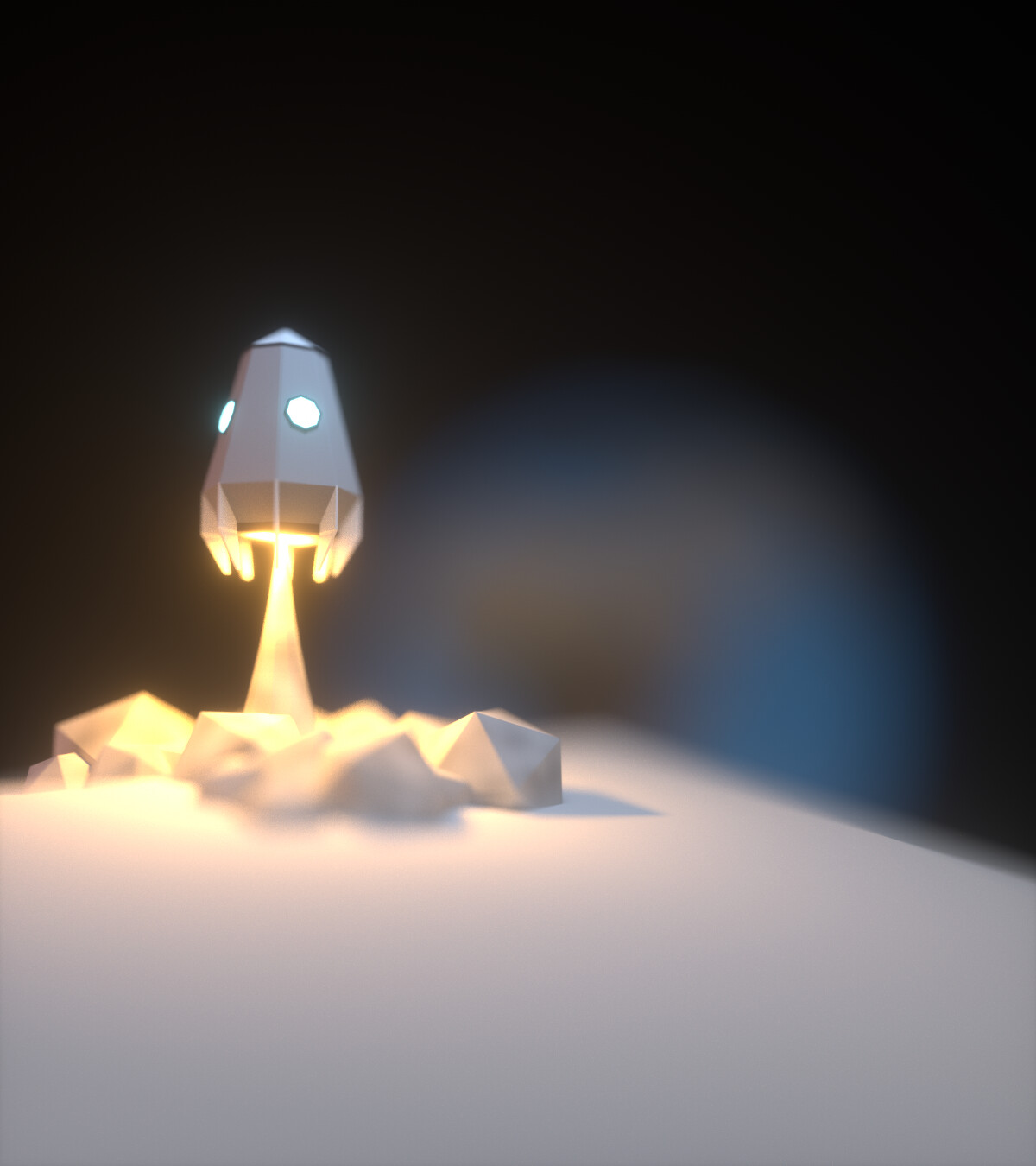 ArtStation - Low poly - Space Ship