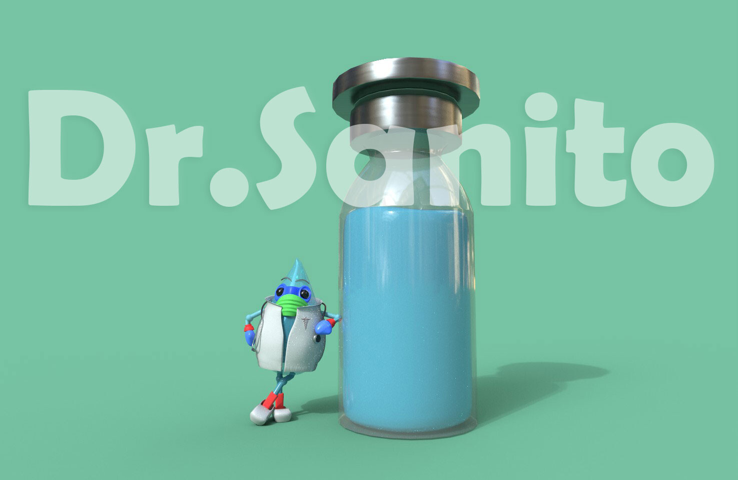 ArtStation - MASCOT CHARACTER - DR.SANITO