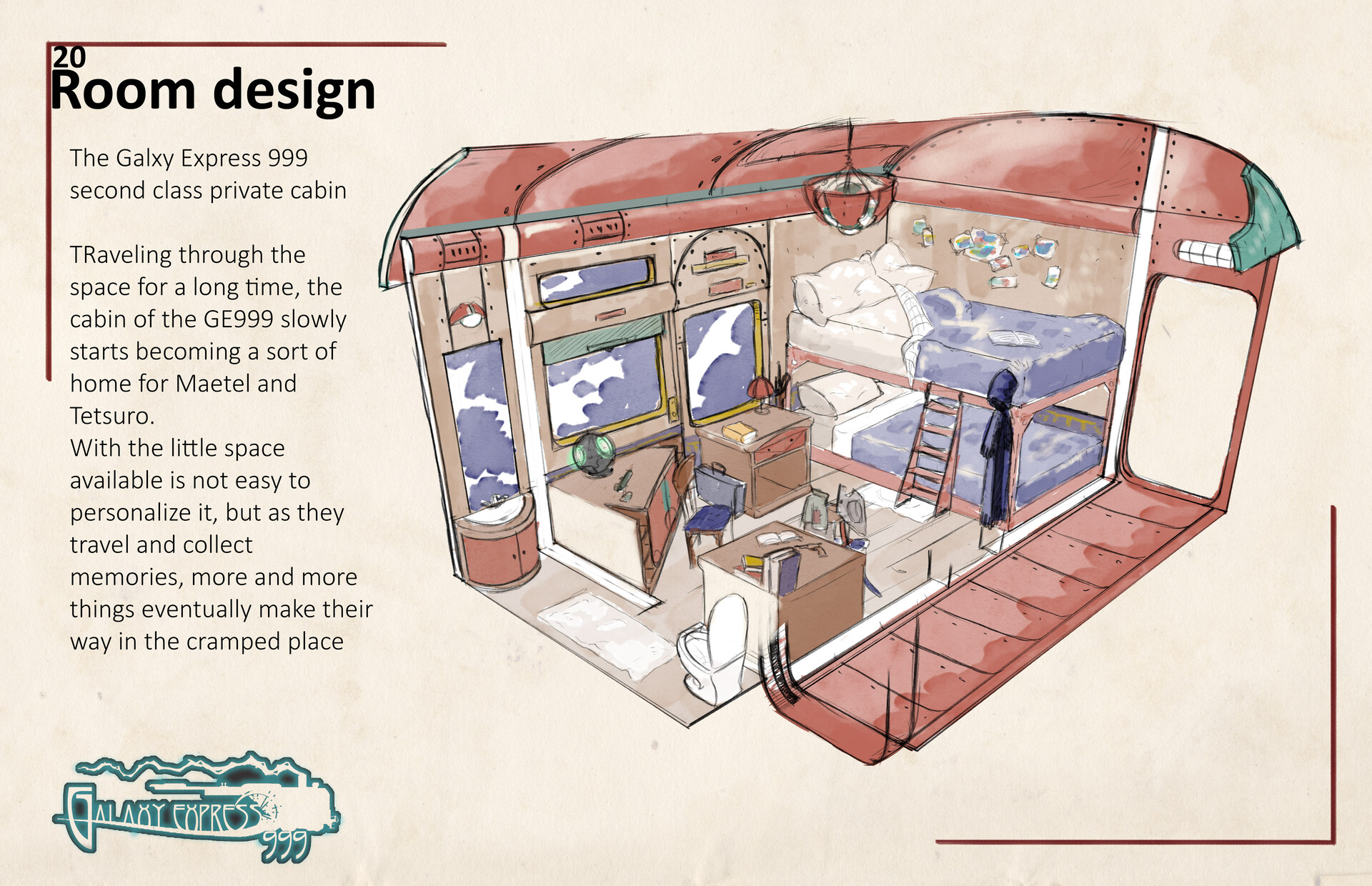ArtStation - Galaxy Express 999 - Set design and props