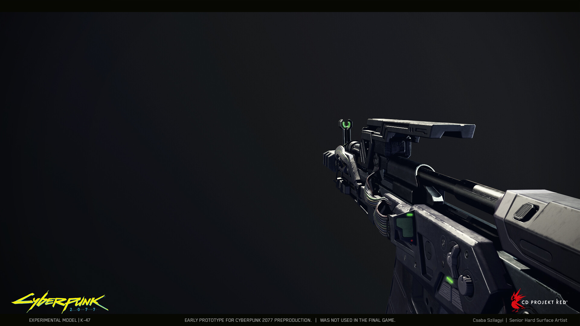 Csaba Szilagyi - Cyberpunk 2077 - Early Prototype - K-47