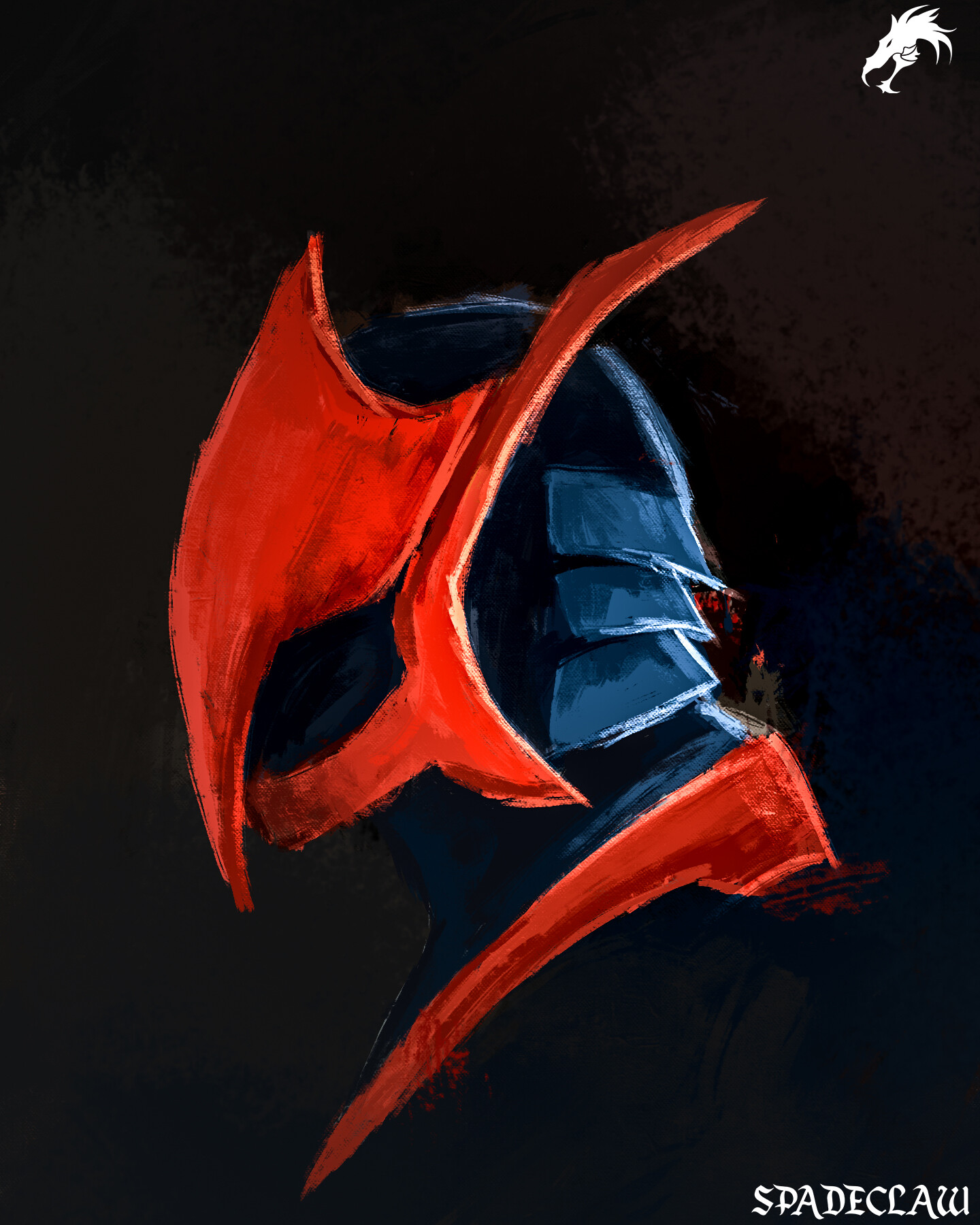 ArtStation - cyber samurai by spadeclaw