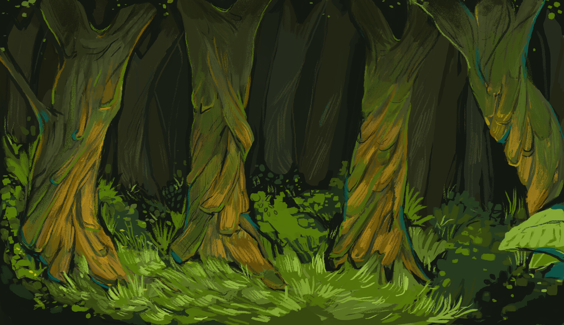 ArtStation - Forest Background
