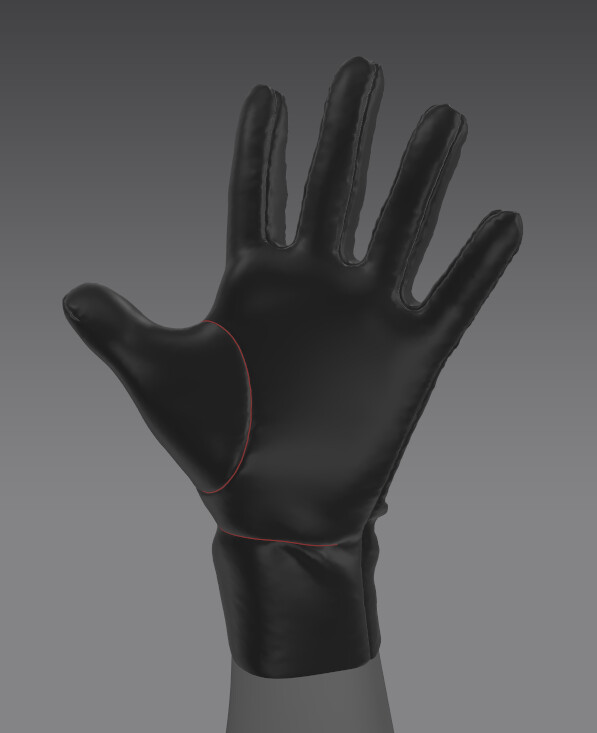 ArtStation - Leather glove