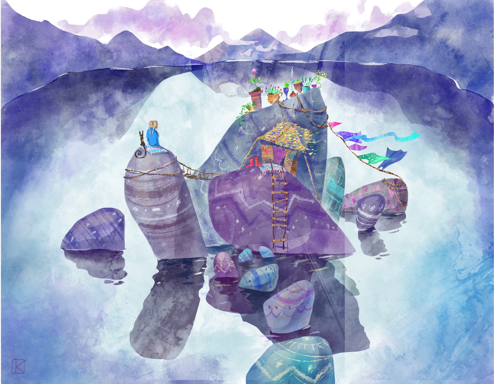 ArtStation - The stone story