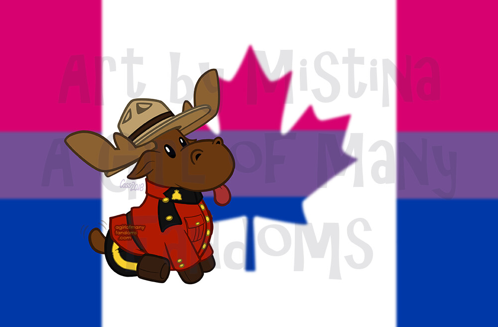 Canadian Mountie Moose