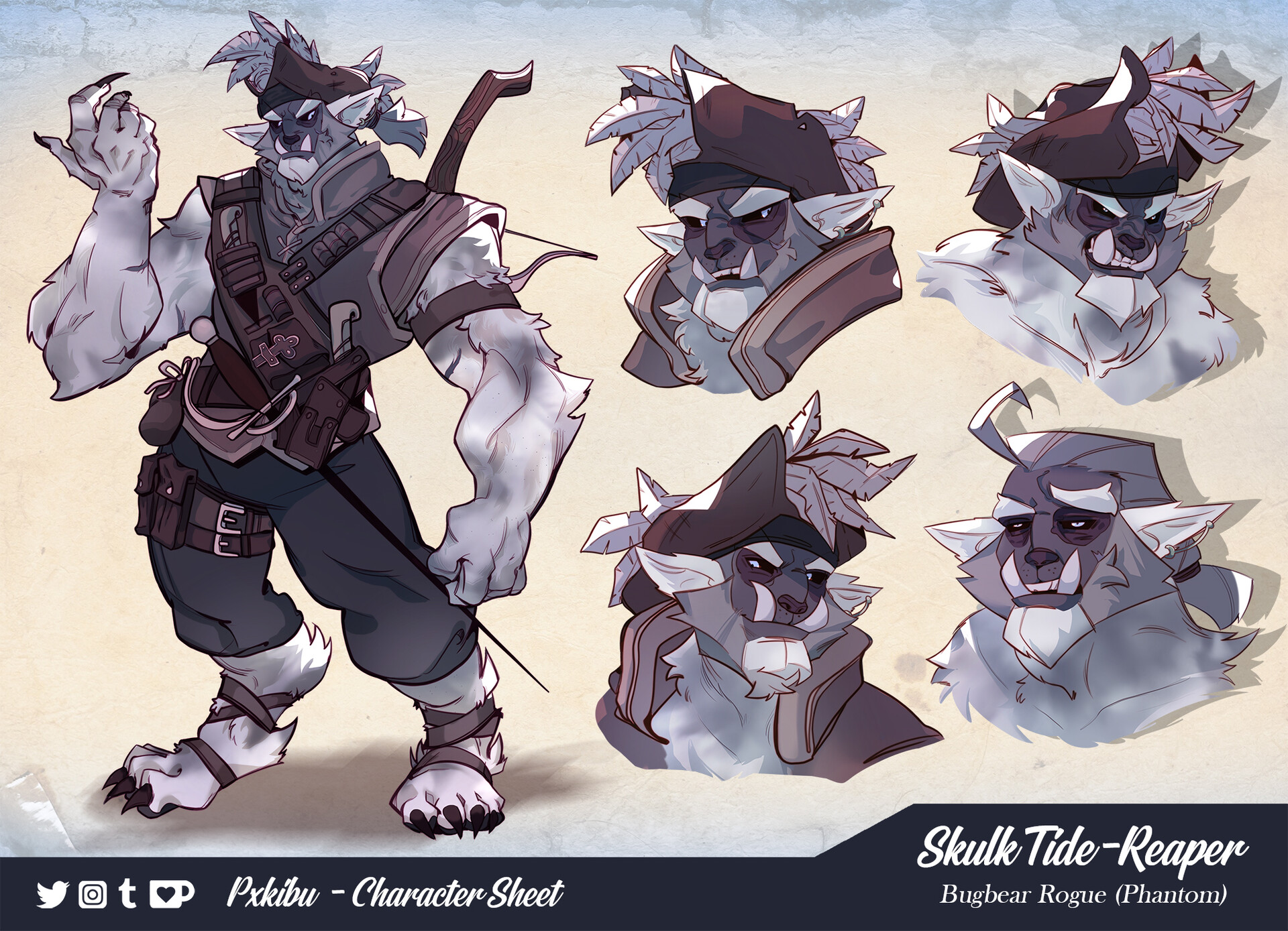 Fabriana Figueroa - [COMMISSION] Skulk - Character Sheet