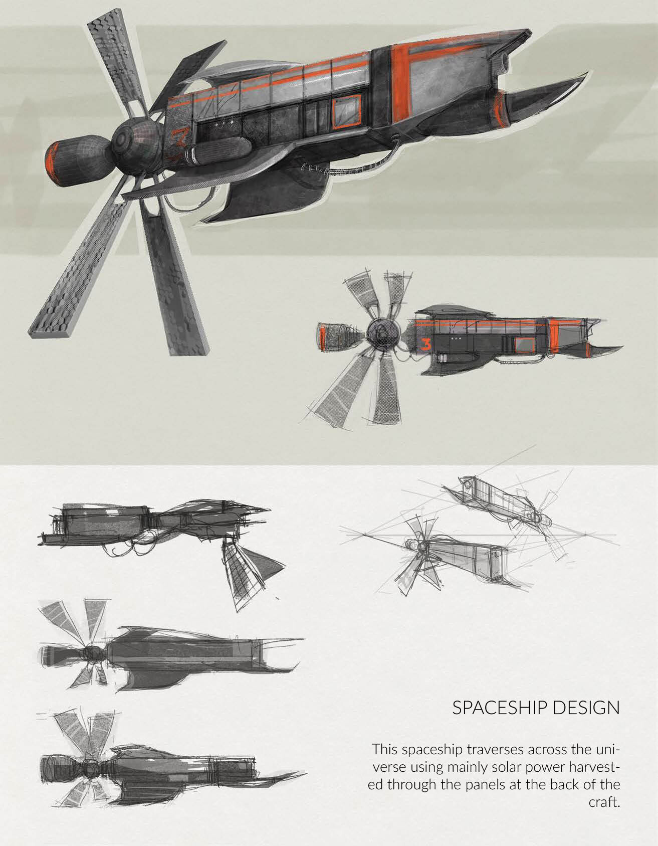 ArtStation - spaceship design