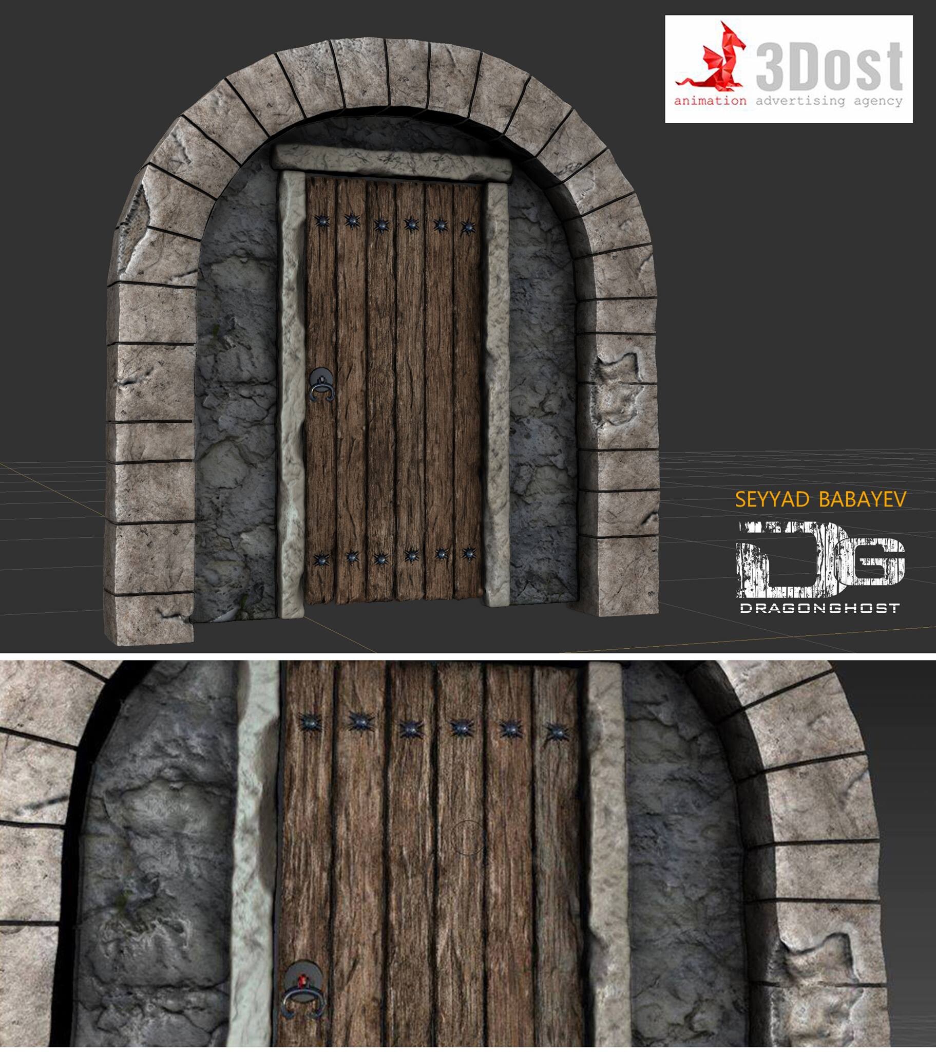 ArtStation - Castle door