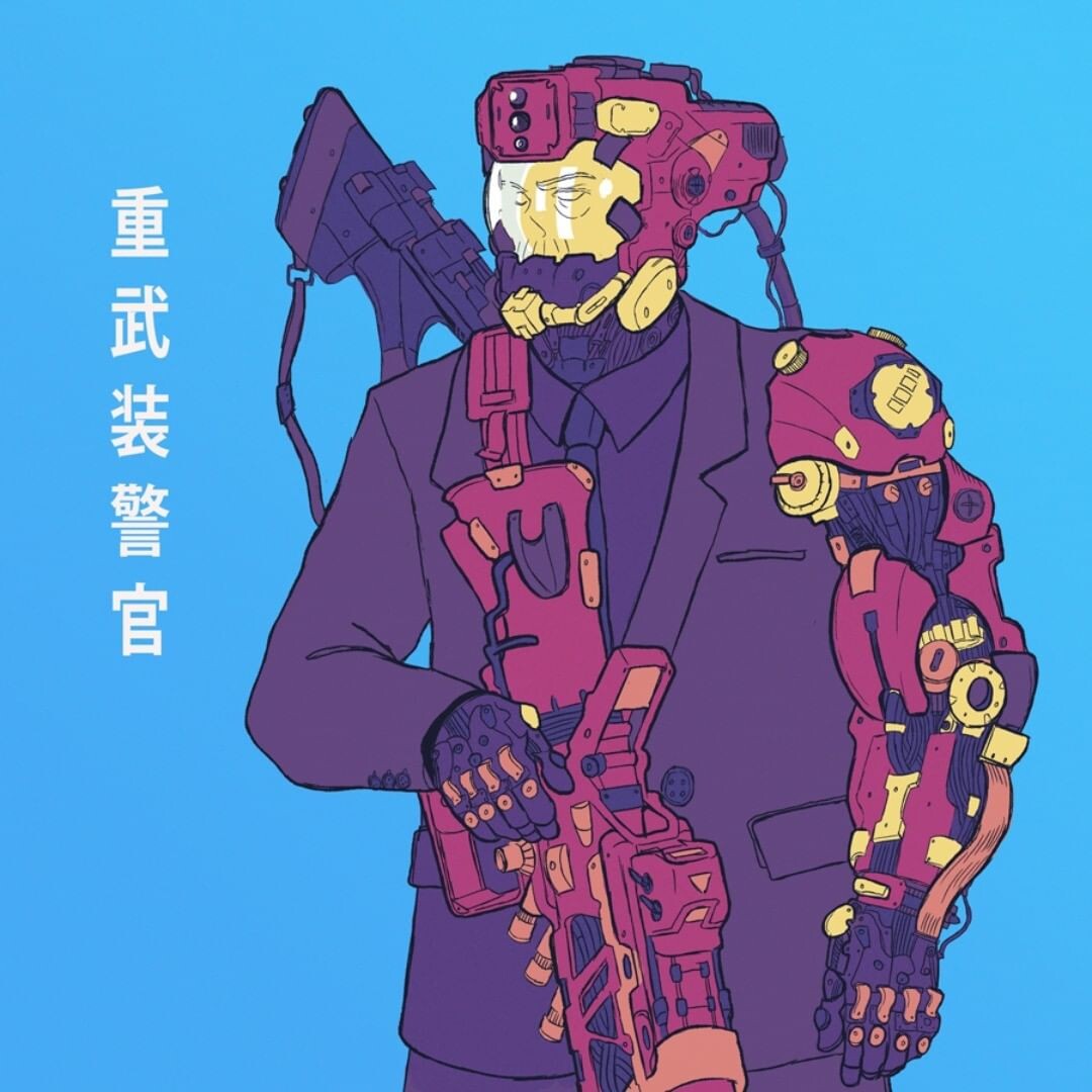 ArtStation - Sci-fi Line Art and Color Study