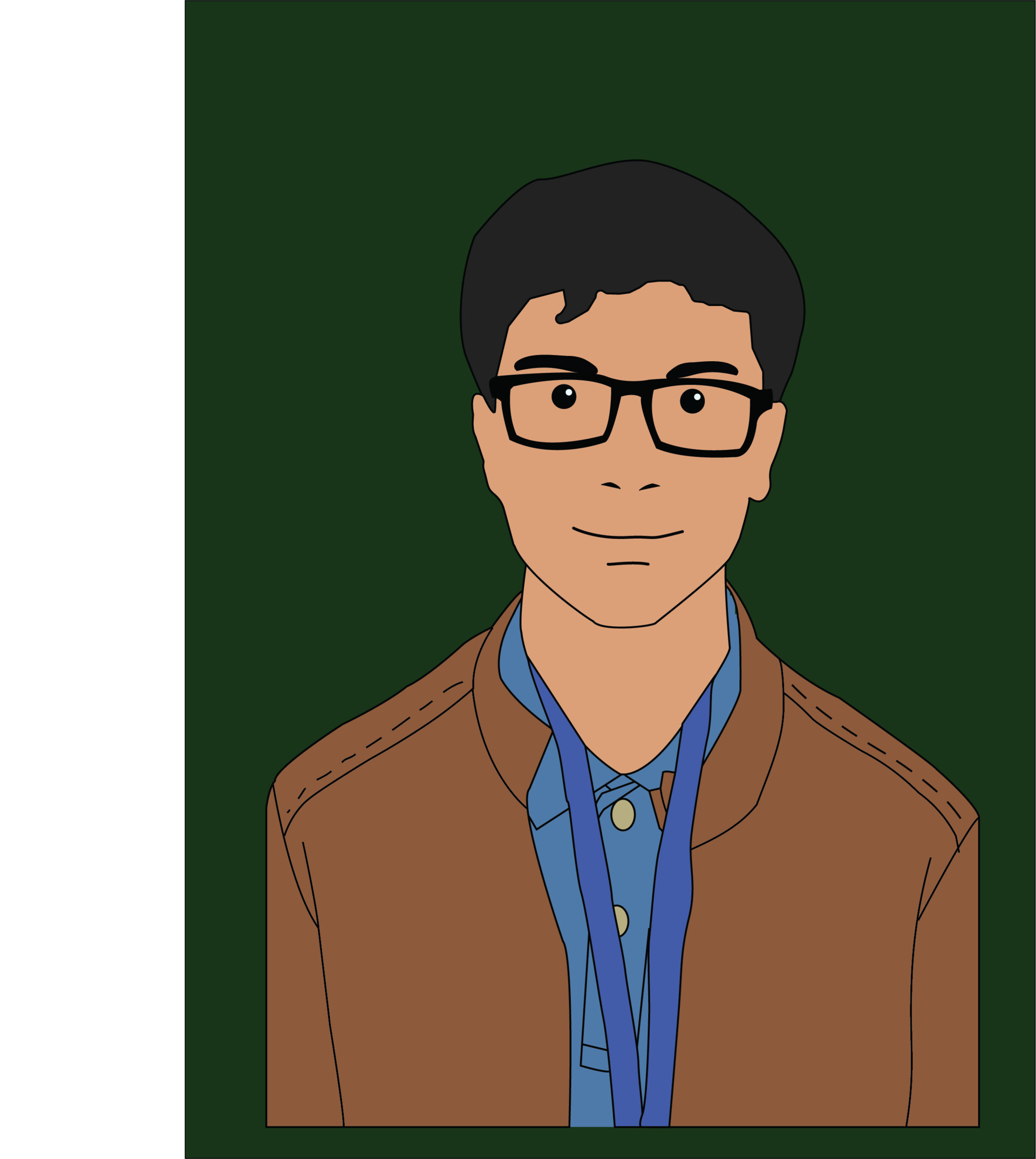 ArtStation - Julian Opie Style Portrait