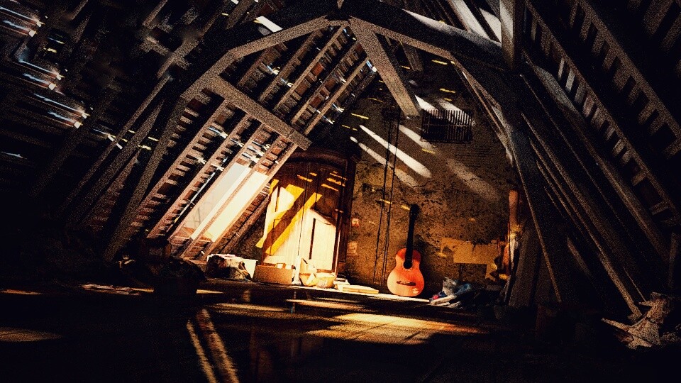 ArtStation - Attic Scene
