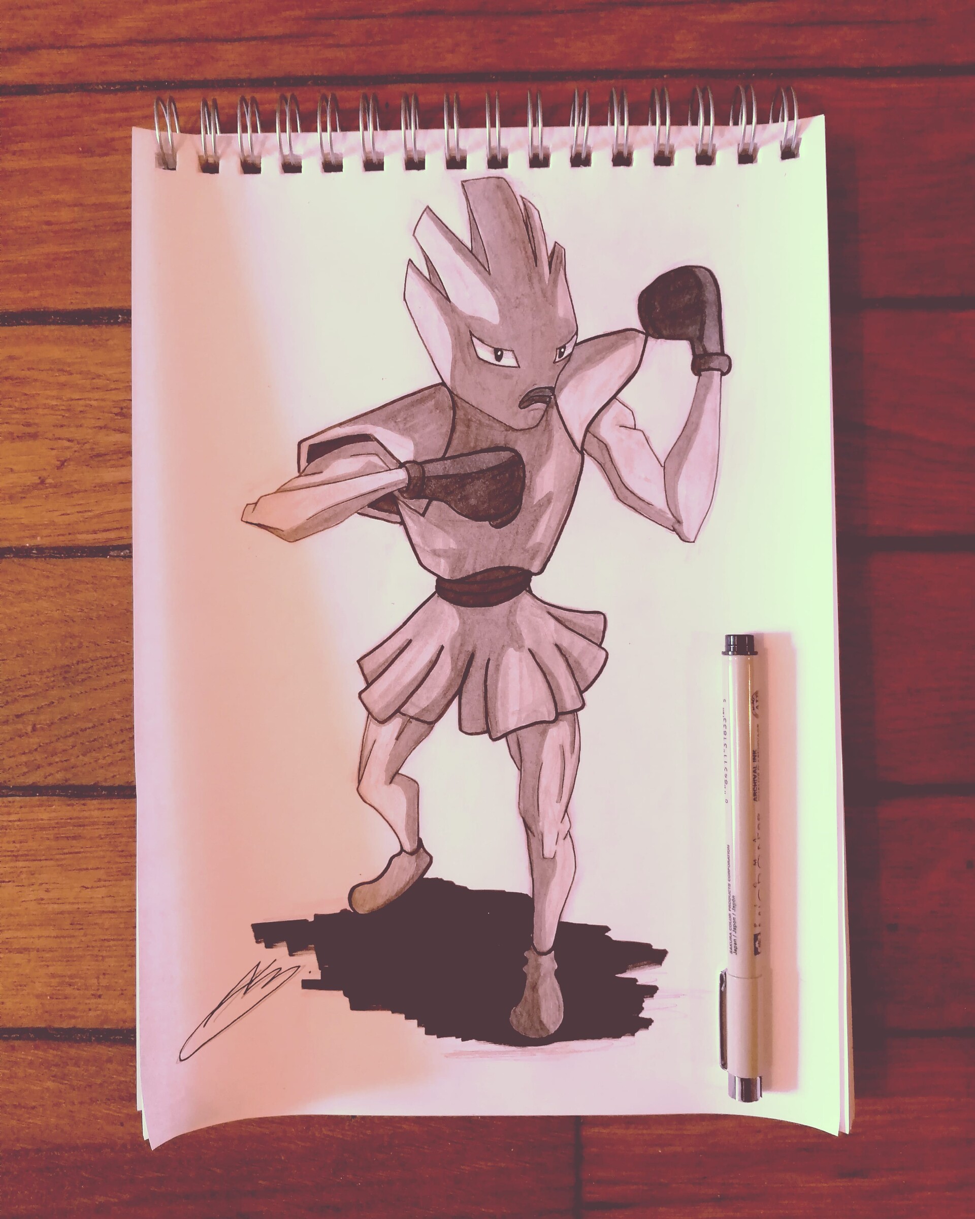 ArtStation - Hitmonchan Pokémon Fan art