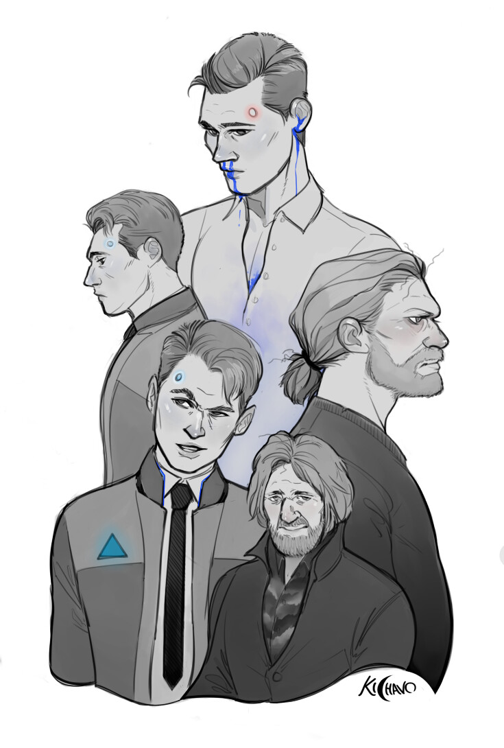 Kichavo - Hank & Connor