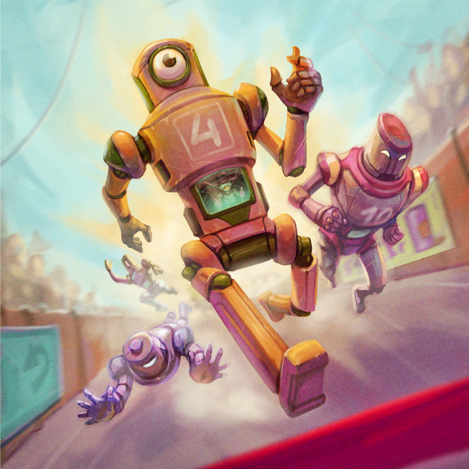 ArtStation - Run Robot Run!!!